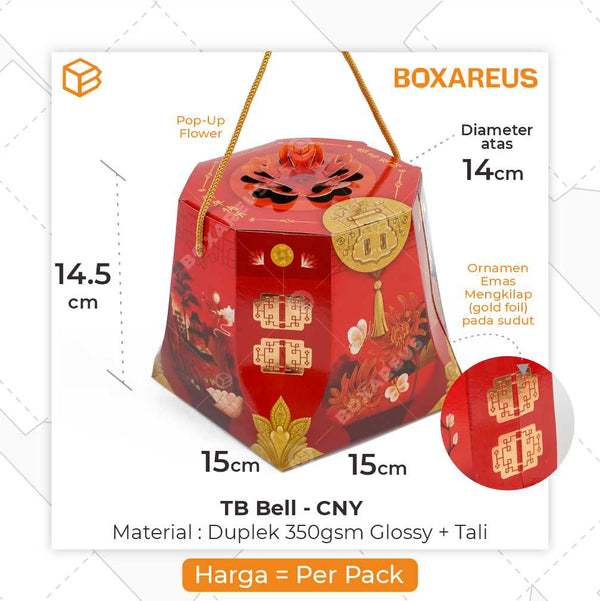 Toples Box - TB Bell CNY (10 Pc) - Bell CNY – Box Are Us